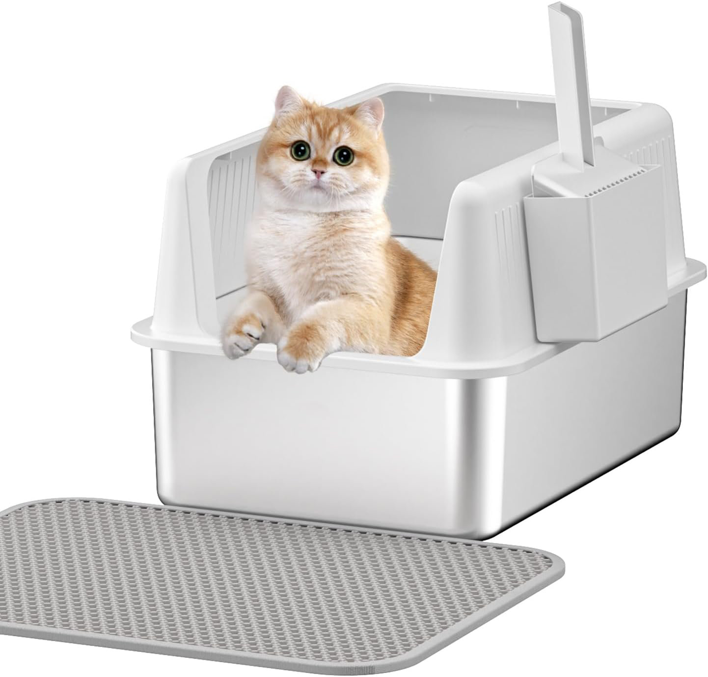 Brayden Studio Metal Litter Box with High Side - Wayfair Canada