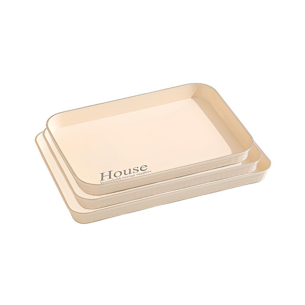 Latitude Run® Rectangular Plastic Tea Tray For Home Use - Perfect For ...