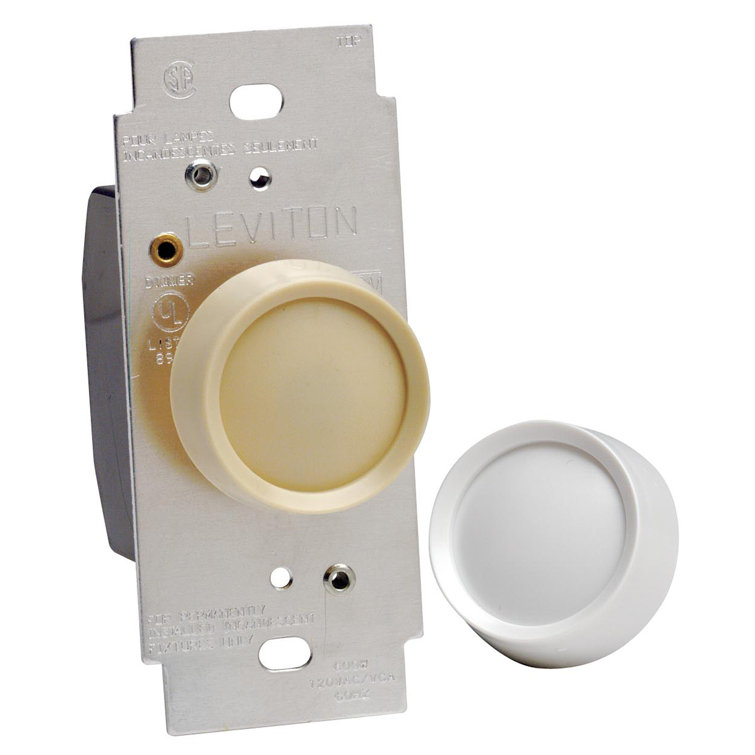 Leviton Tamper Resistant Rotary Single Pole Dimmer & Reviews | Wayfair