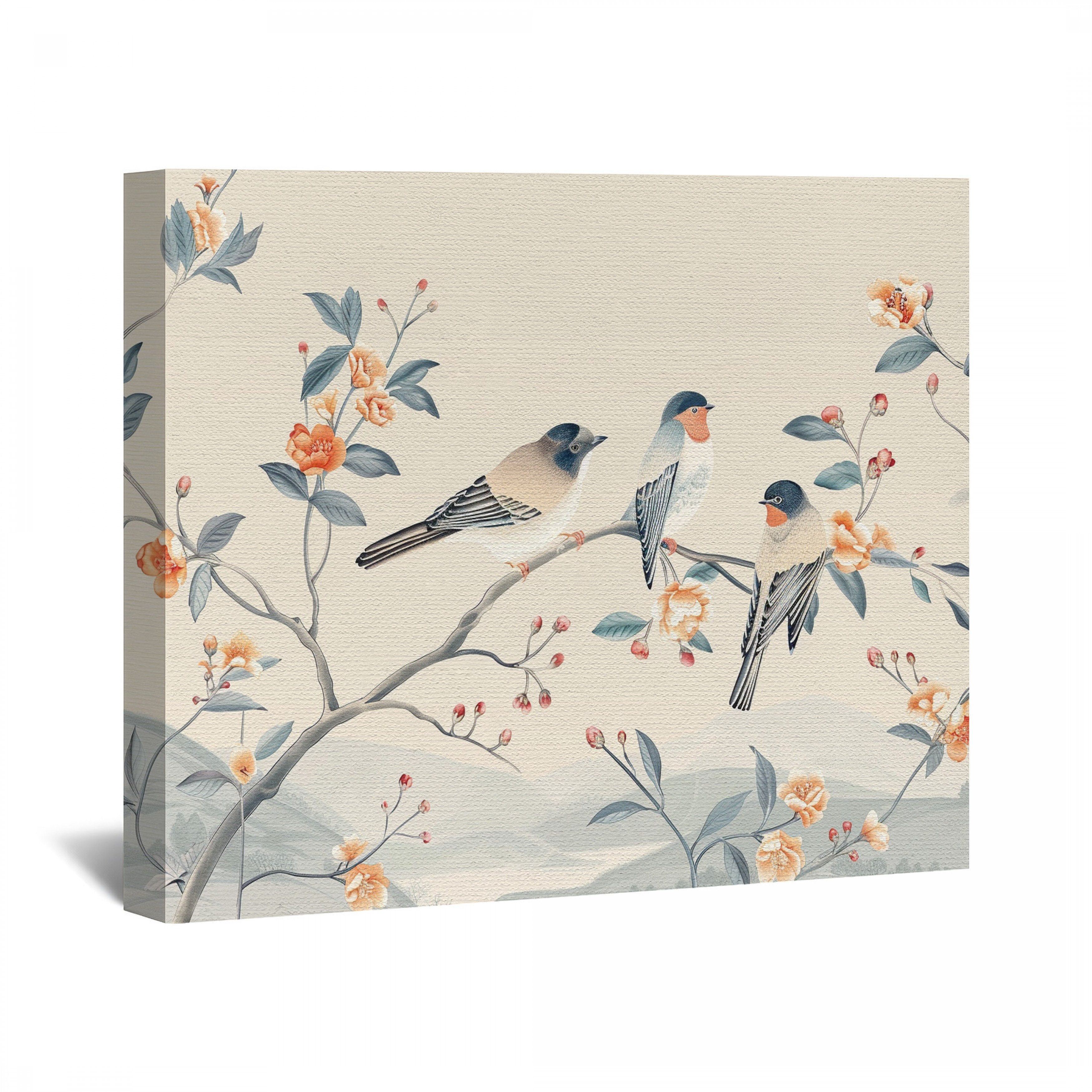 Red Barrel Studio® " Birds Canvas Wrap " | Wayfair