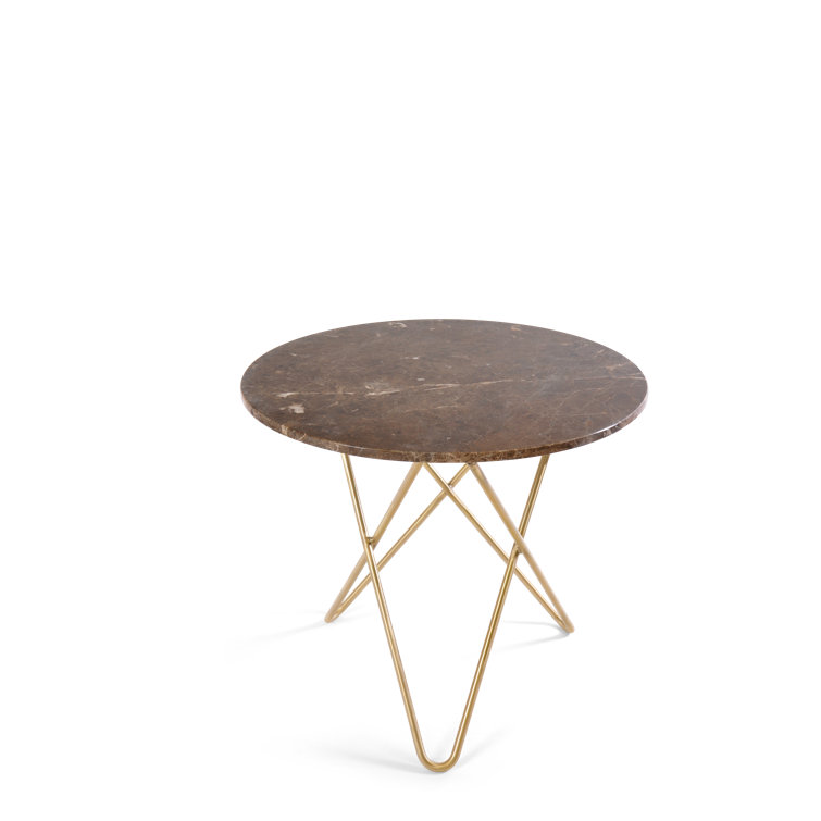 OX DENMARQ 80cm Genuine Marble Pedestal Dining Table | Wayfair.co.uk