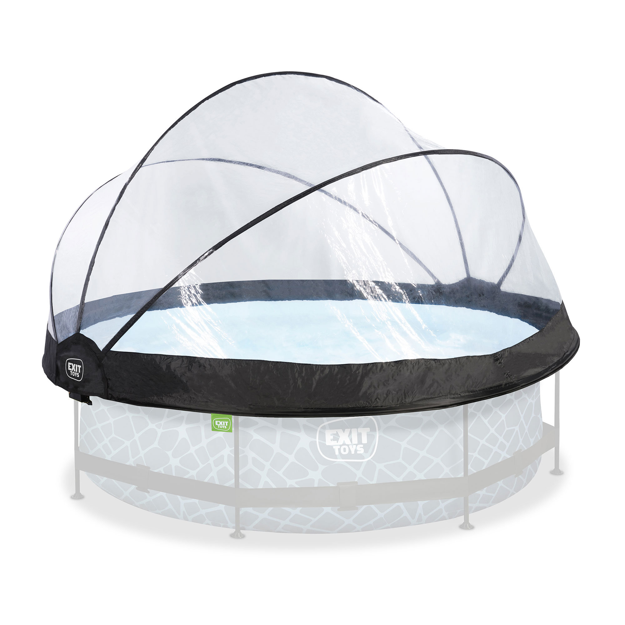 EXIT Toys Round Multifunctional Cover Dome Enclosure for Outdoor Pools ...
