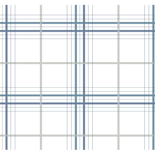 Red Barrel Studio® Lakeside Plaid Tailored Wallpaper | Wayfair