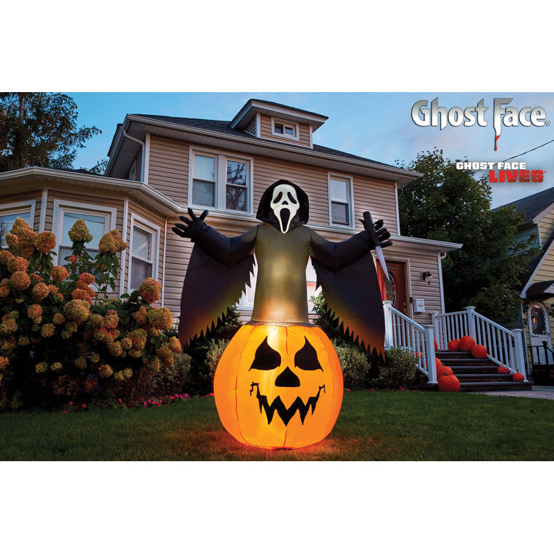Fun World Scream Ghost Face 6 Ft. Airblown Inflatable | Wayfair