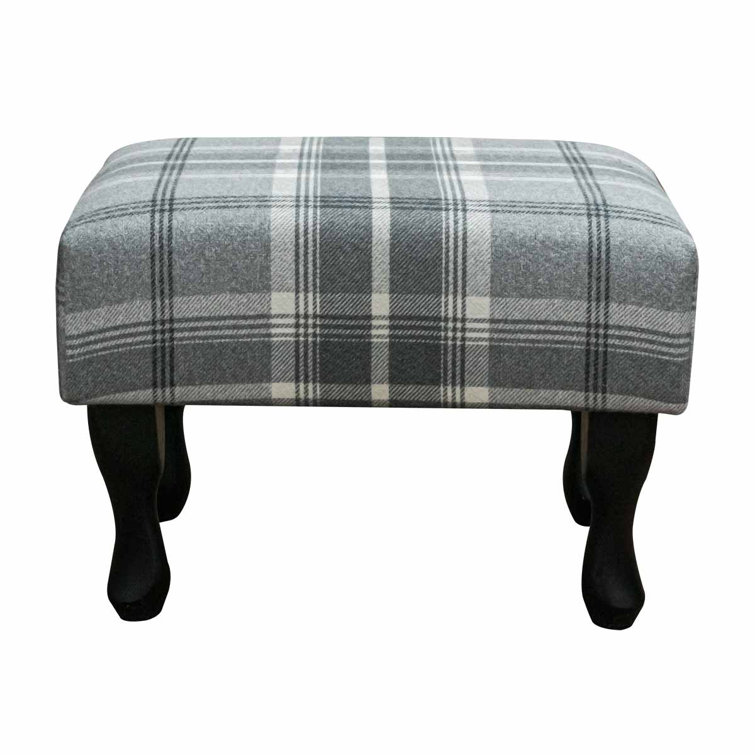 Beaumont 50cm Wide Rectangle Tartan Footstool Ottoman | Wayfair.co.uk