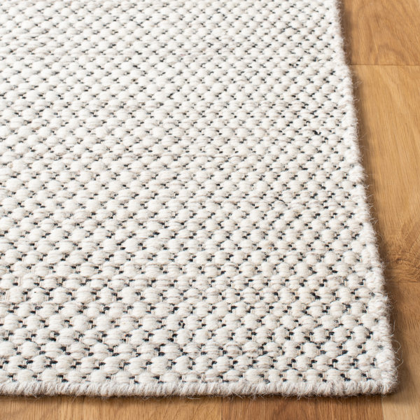 Ebern Designs Estien Flatweave Ivory Rug & Reviews | Wayfair
