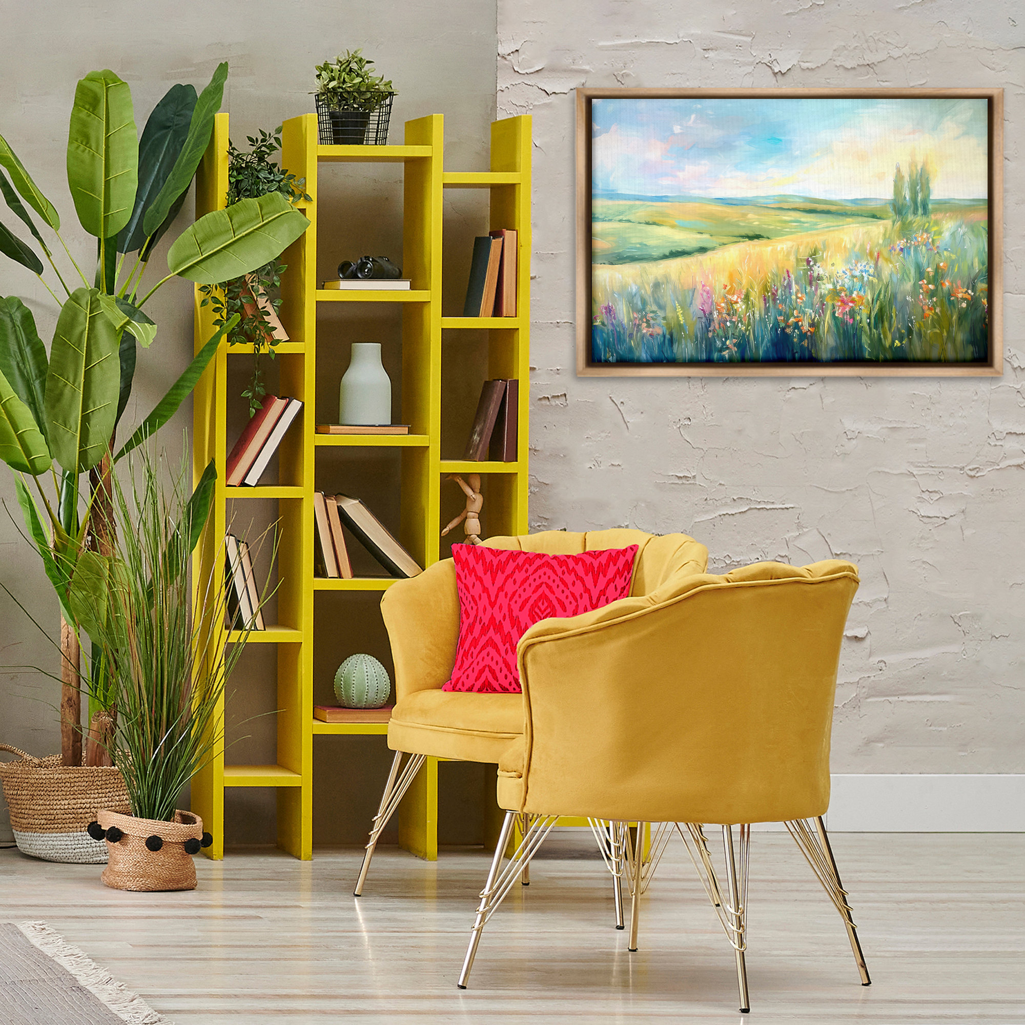 Winston Porter Lush Prairie Paradise Framed Floater Canvas By Ramona ...
