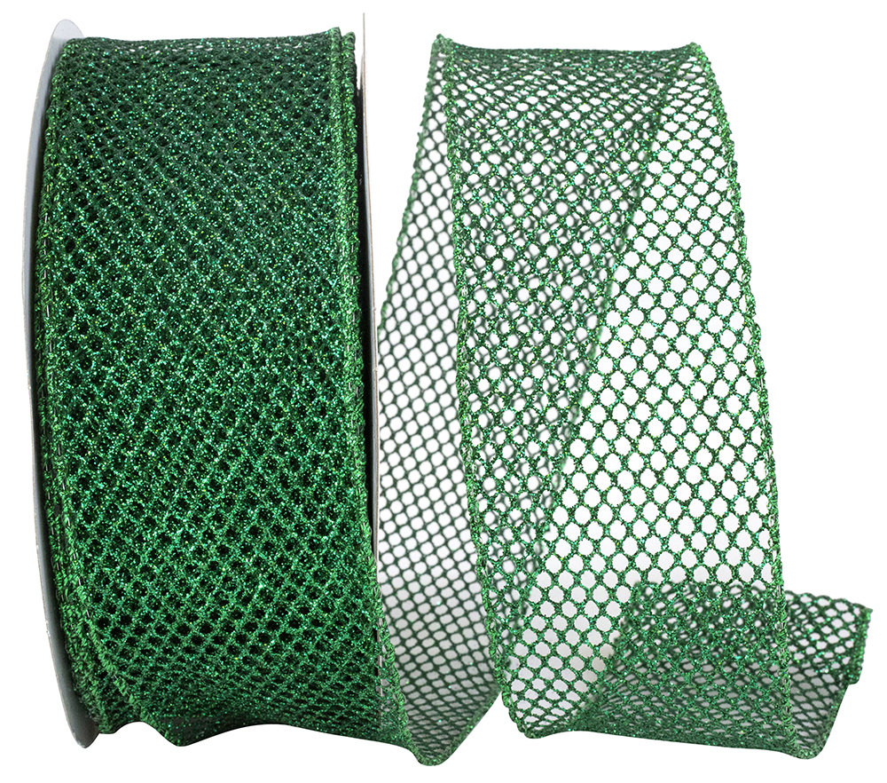 The Holiday Aisle® Box Net Jute Nestle Wired Ribbon | Wayfair