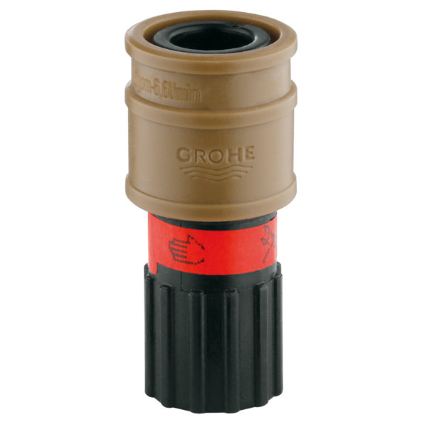 GROHE Universal Quick Connect Coupling with Flow Restriction & Reviews ...
