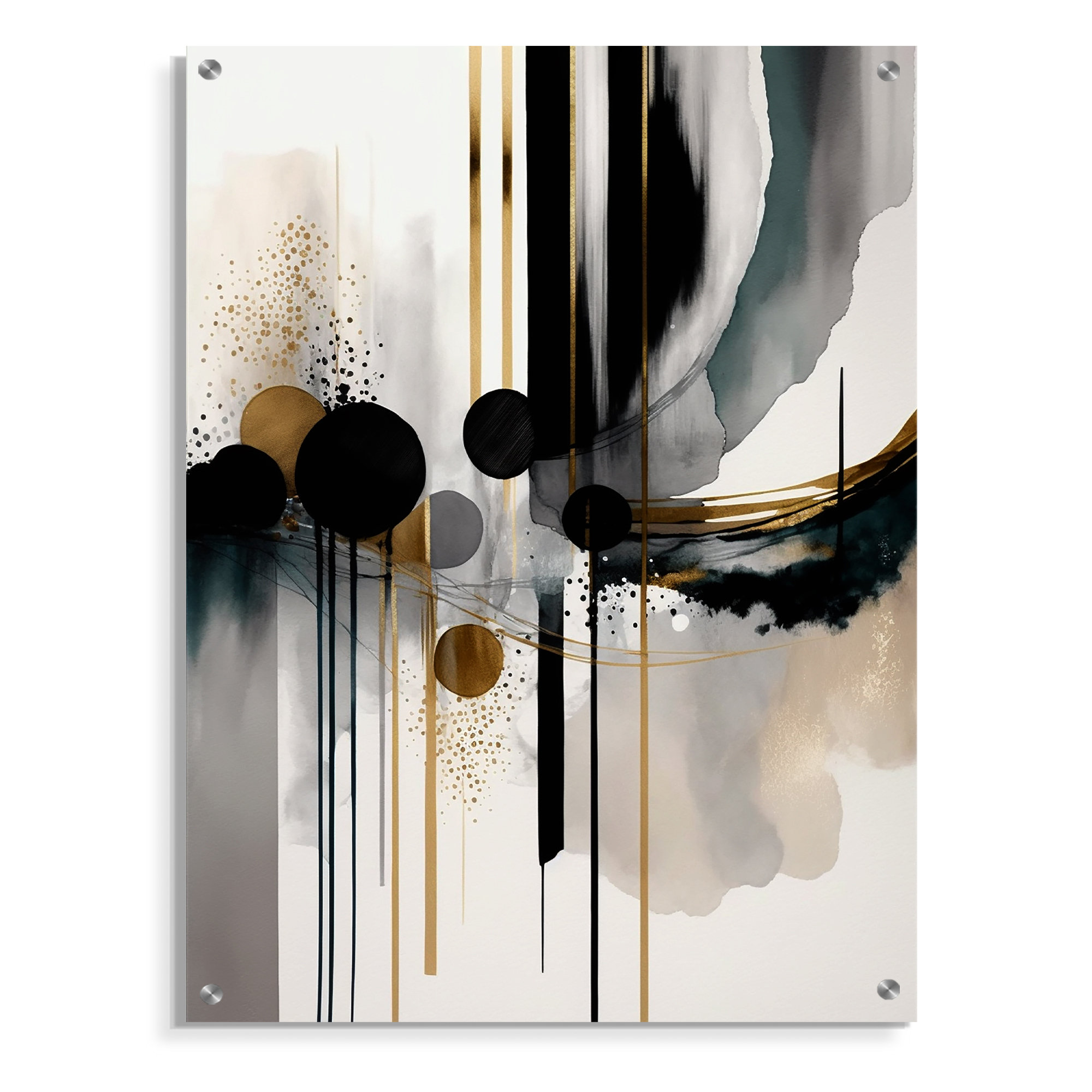 Ivy Bronx Abstract Transitional Shapes V - Abstract Shapes Acrylic Wall ...