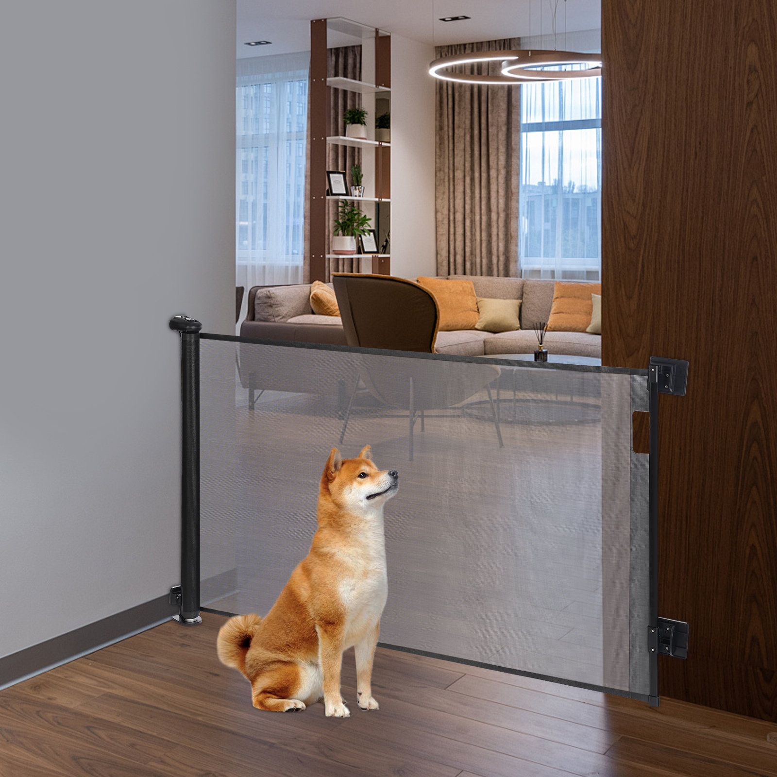 Tucker Murphy Pet™ 33.85In Extra Tall Retractable Gate-Pet Gate ...