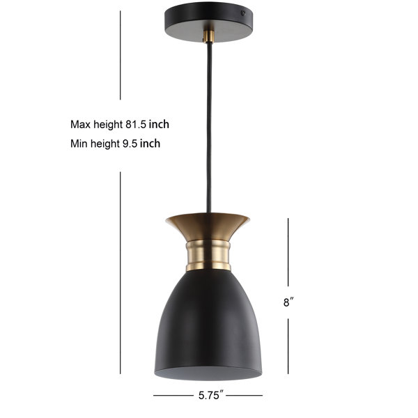Williston Forge Bullington 1 - Light Unique / Statement Bell Pendant ...