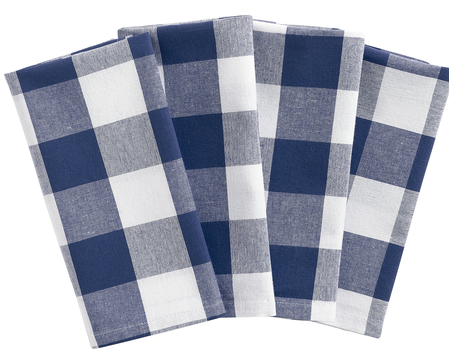 Gracie Oaks Skookum Farmhouse Living Buffalo Check 20" Cotton Napkin ...