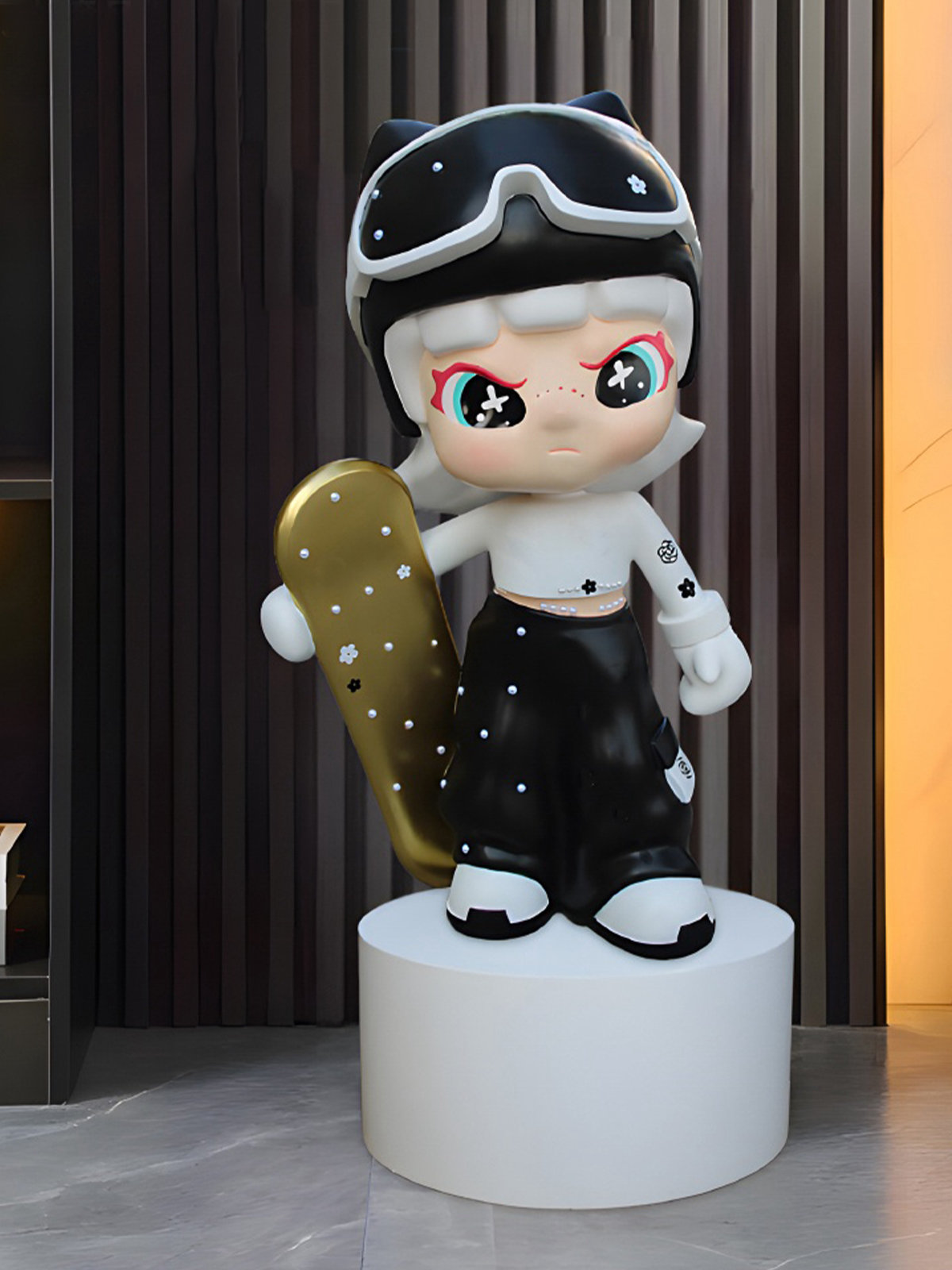 STONE DRAGON TILE ARTS LLC Light luxury resin cartoon character art ...