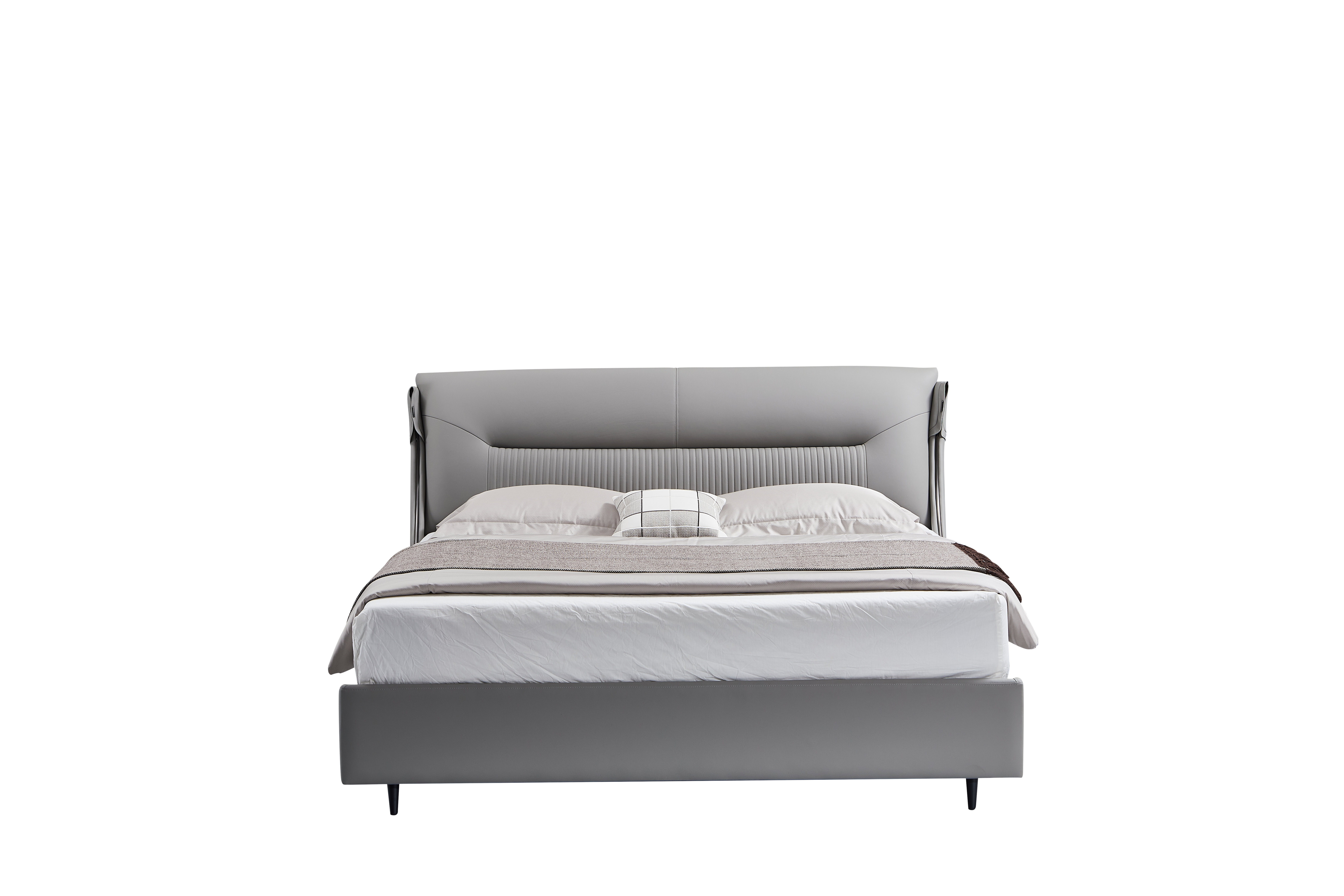 Hokku Designs Ballenas Leather Platform Bed | Wayfair