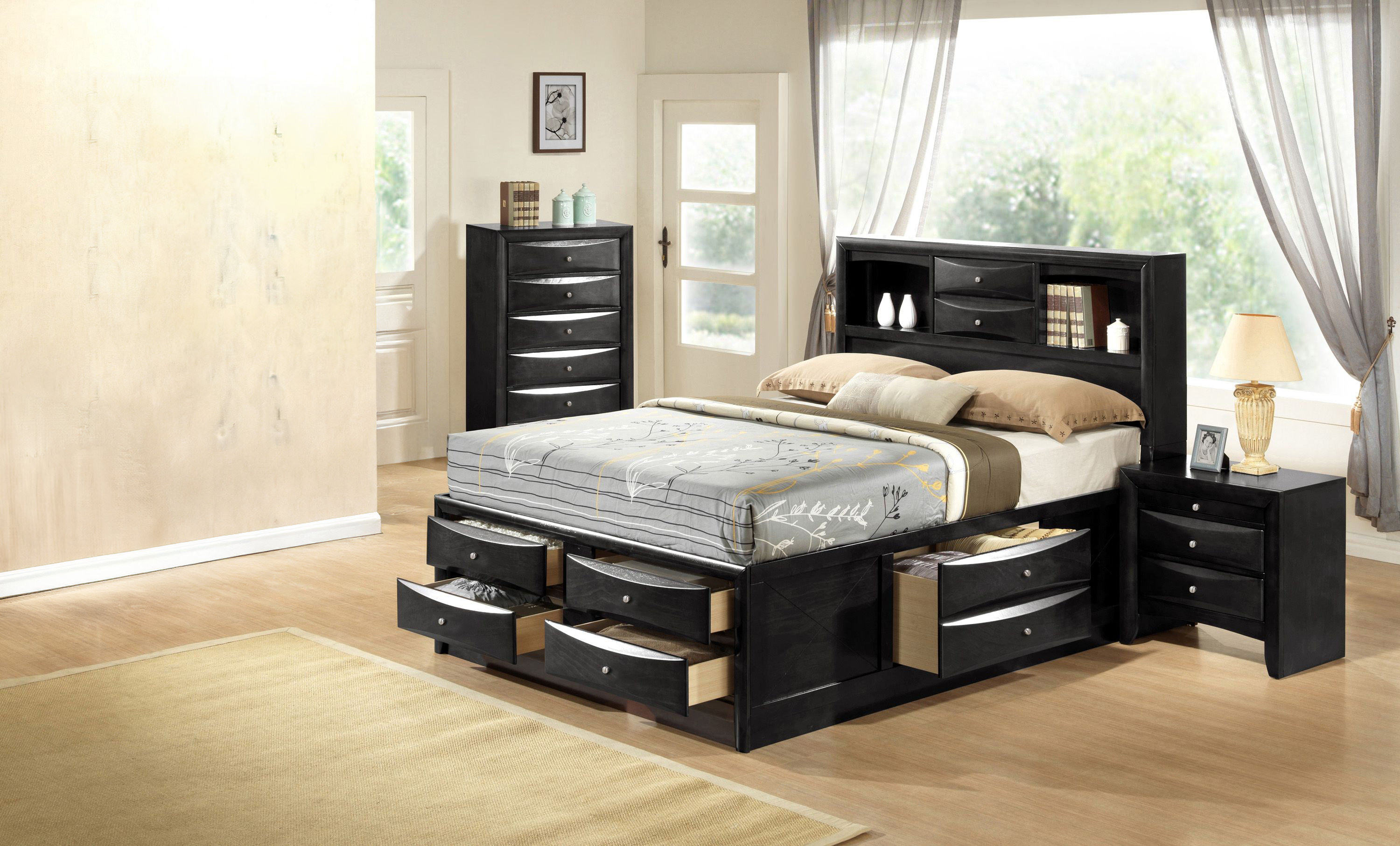 Red Barrel Studio® 4-2_Kathlyn Storage Platform Bedroom Set - Wayfair ...