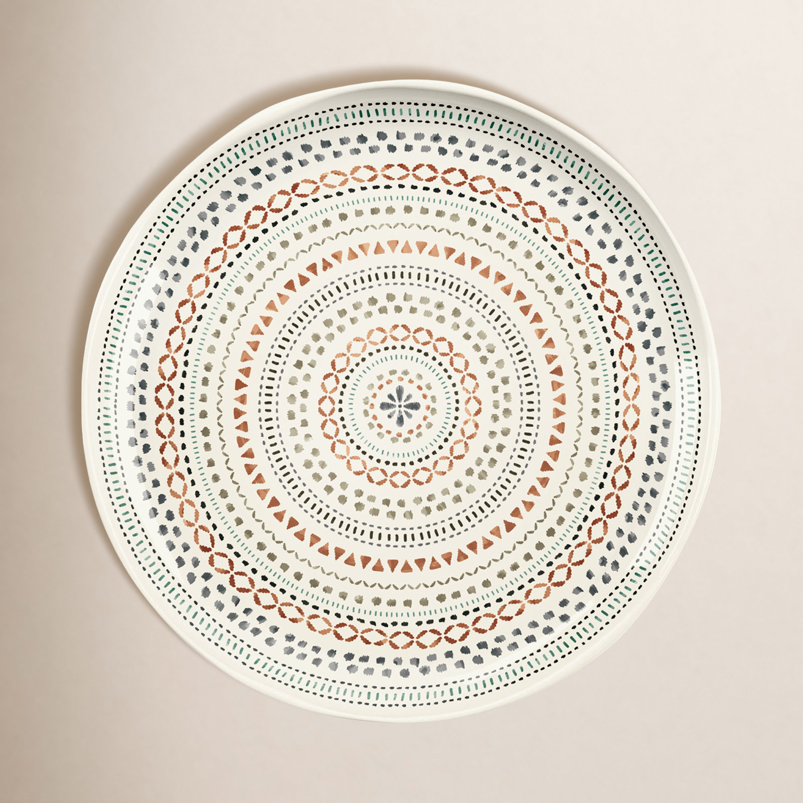Joss & Main Rora Desert Mandala Planta 10.5" Melamine Dinner Plate ...