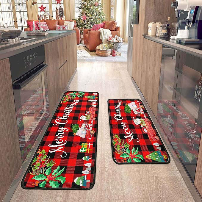 The Holiday Aisle® Kitchen Mats Set of 2 | Wayfair