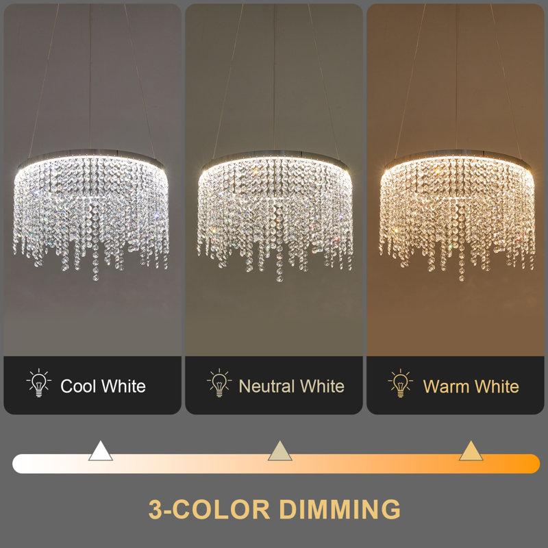 Mercer41 Pociask LED Geometric Chandelier | Wayfair