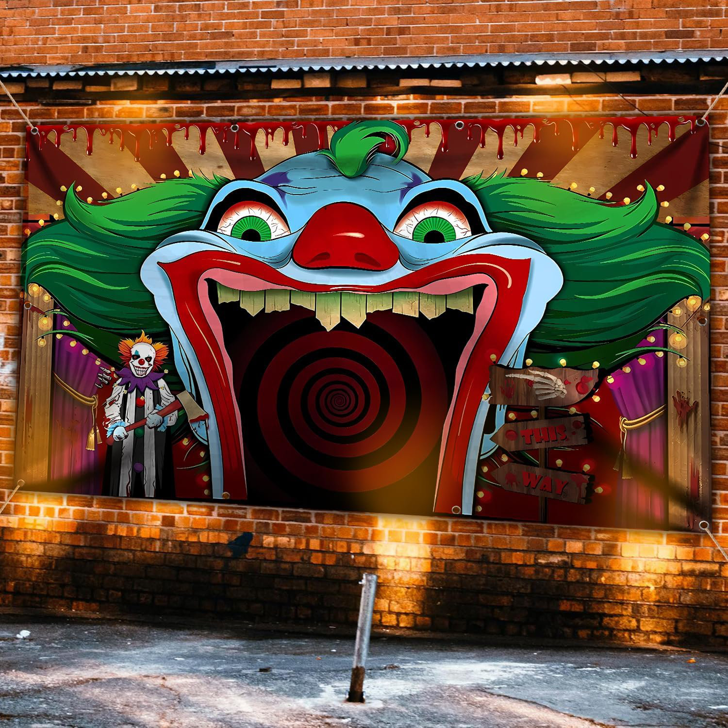 The Holiday Aisle® Halloween Garage Door Banner Halloween Garage Door ...