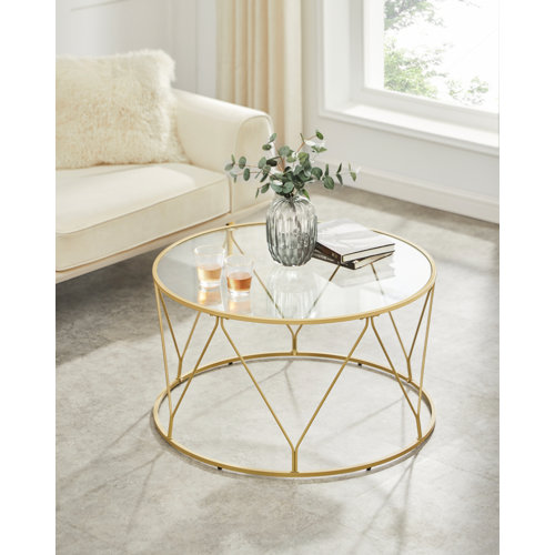 Wayfair | Gold Round Coffee Tables You'll Love in 2023