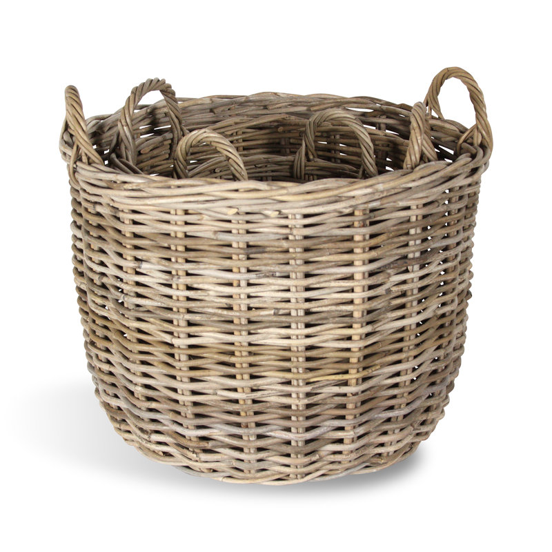Ibolili Morgan Rattan Basket & Reviews | Wayfair