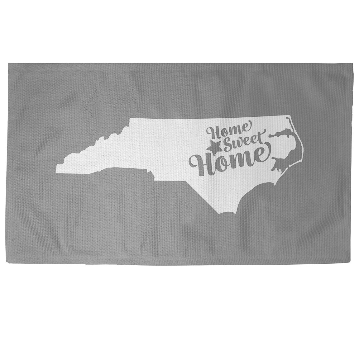 East Urban Home Home Sweet Raleigh Grey Area Rug | Wayfair