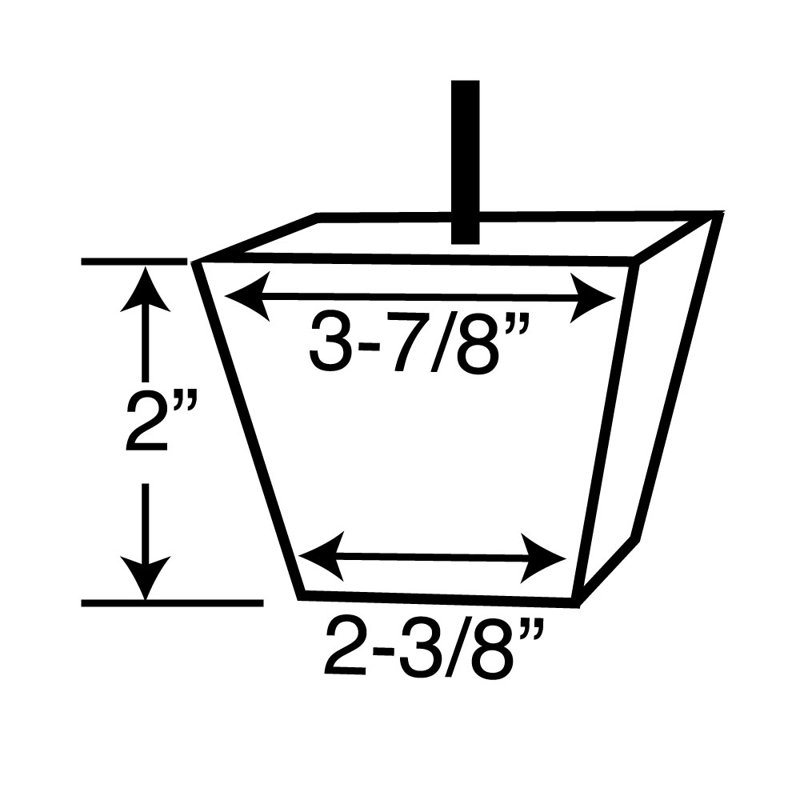 Architectural Products by Outwater L.L.C. Solid Hardwood Square Bun ...