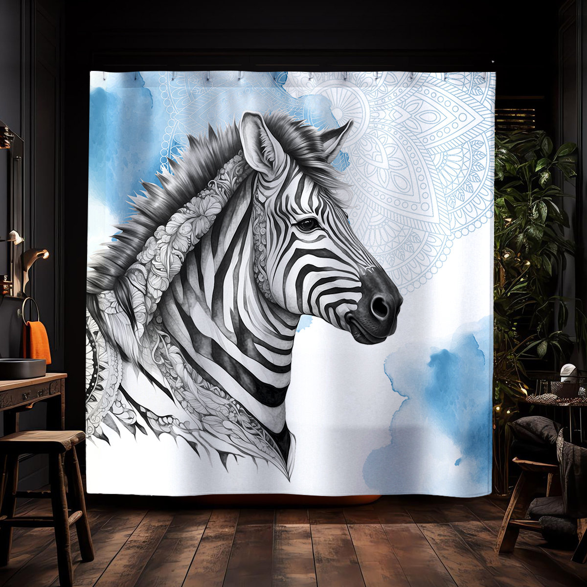 ULLI HOME Len Shower Curtain | Wayfair