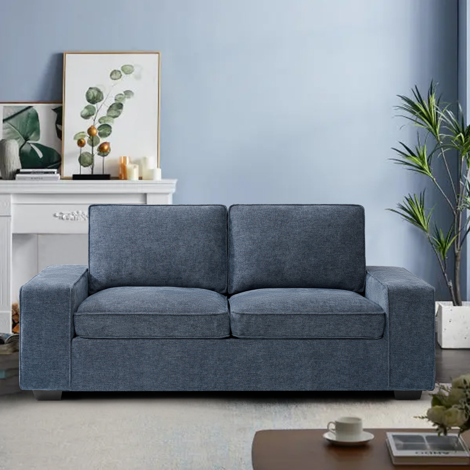 Ebern Designs Modern Loveseat Sofas Living Room,Couches Love Seat With ...