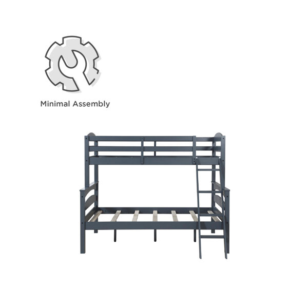 Isabelle & Max™ Barnett Twin over Full Bunk Bed & Reviews | Wayfair