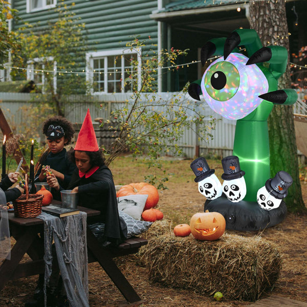 The Holiday Aisle® Halloween Inflatable Monster Hand Decorations ...