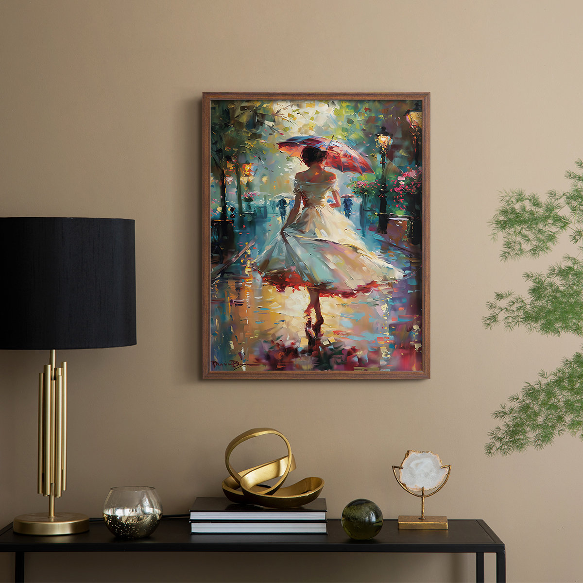 Red Barrel Studio® WOMEN Series DCCCIX Framed Print - Solid Wood | Wayfair