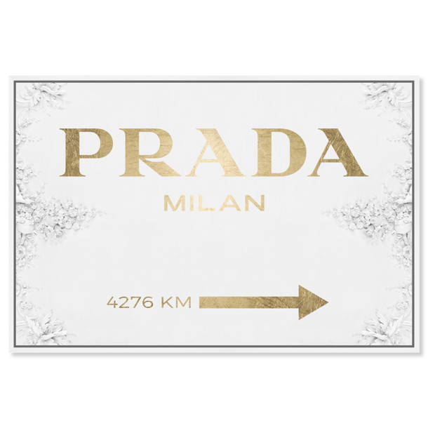 House of Hampton® Fashion and Glam Couture Road Sign Rococo Gold Road ...