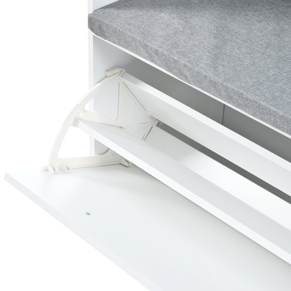 Hokku Designs Hall Tree With Bench Mudroom Storage Unit Entryway Coat ...