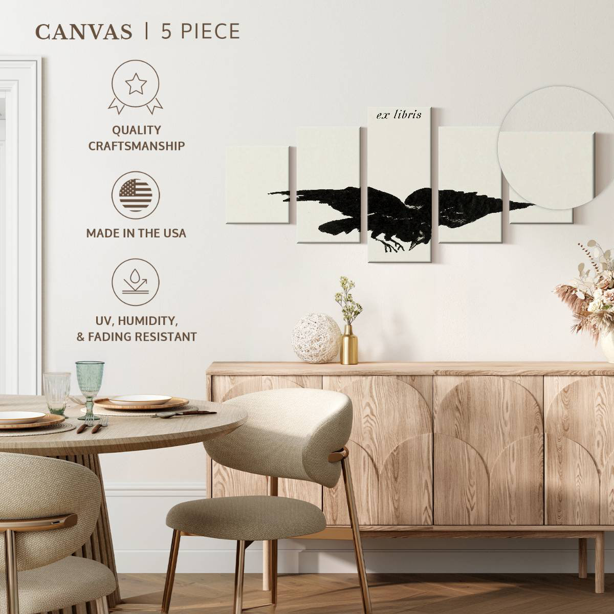 Latitude Run® The Flying Raven Ex Libris For The Raven By Edgar Allan ...