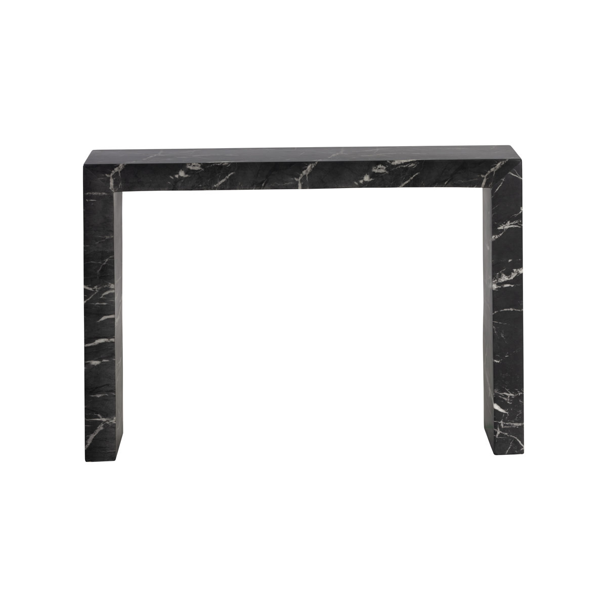 SUNPAN Axle Console Table - Black | Perigold