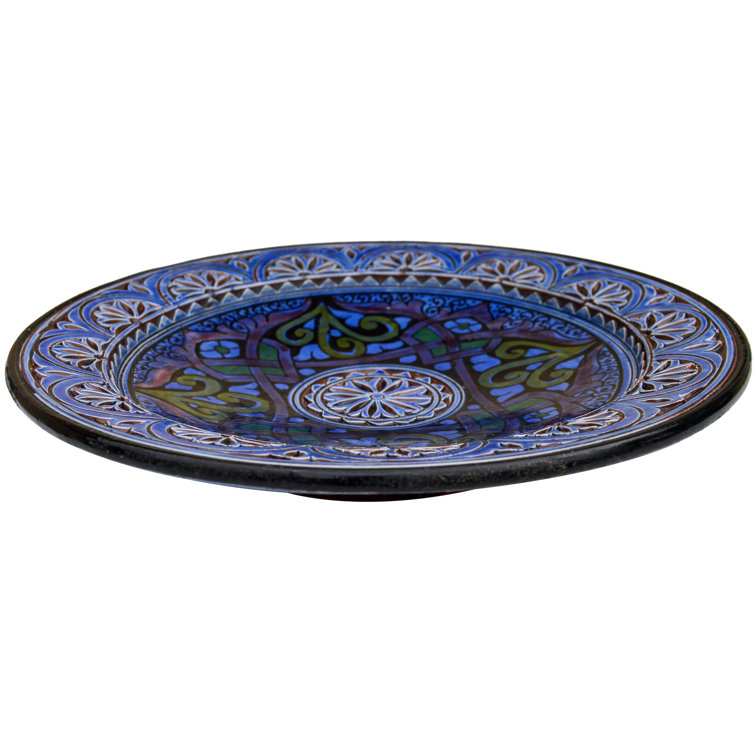 The Moroccan Room Handmade Ceramic Decorative Plate | Perigold