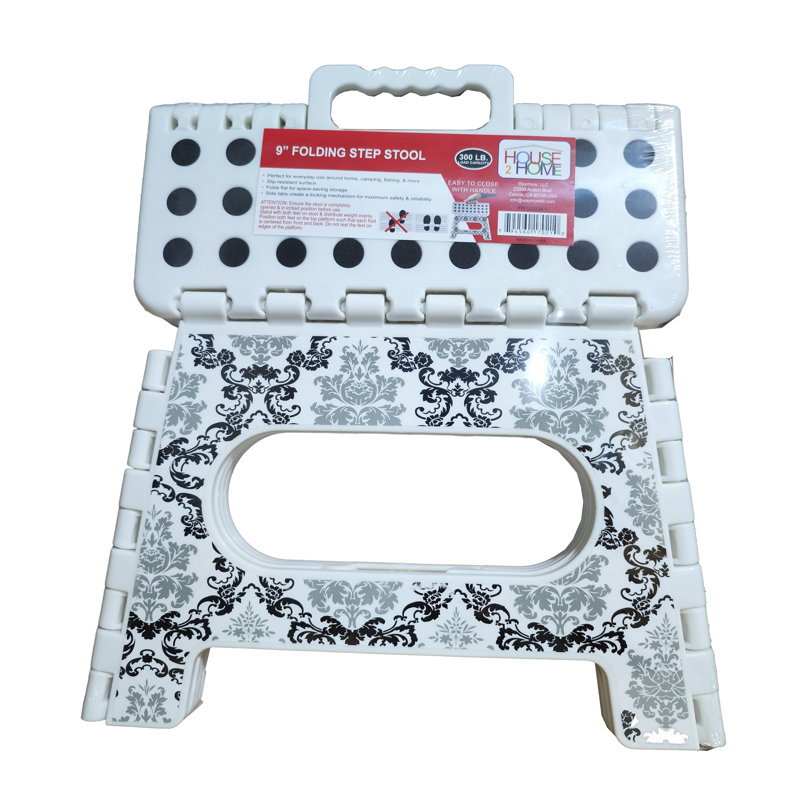 House 2 Home 1 - Step Plastic Folding Step Stool | Wayfair