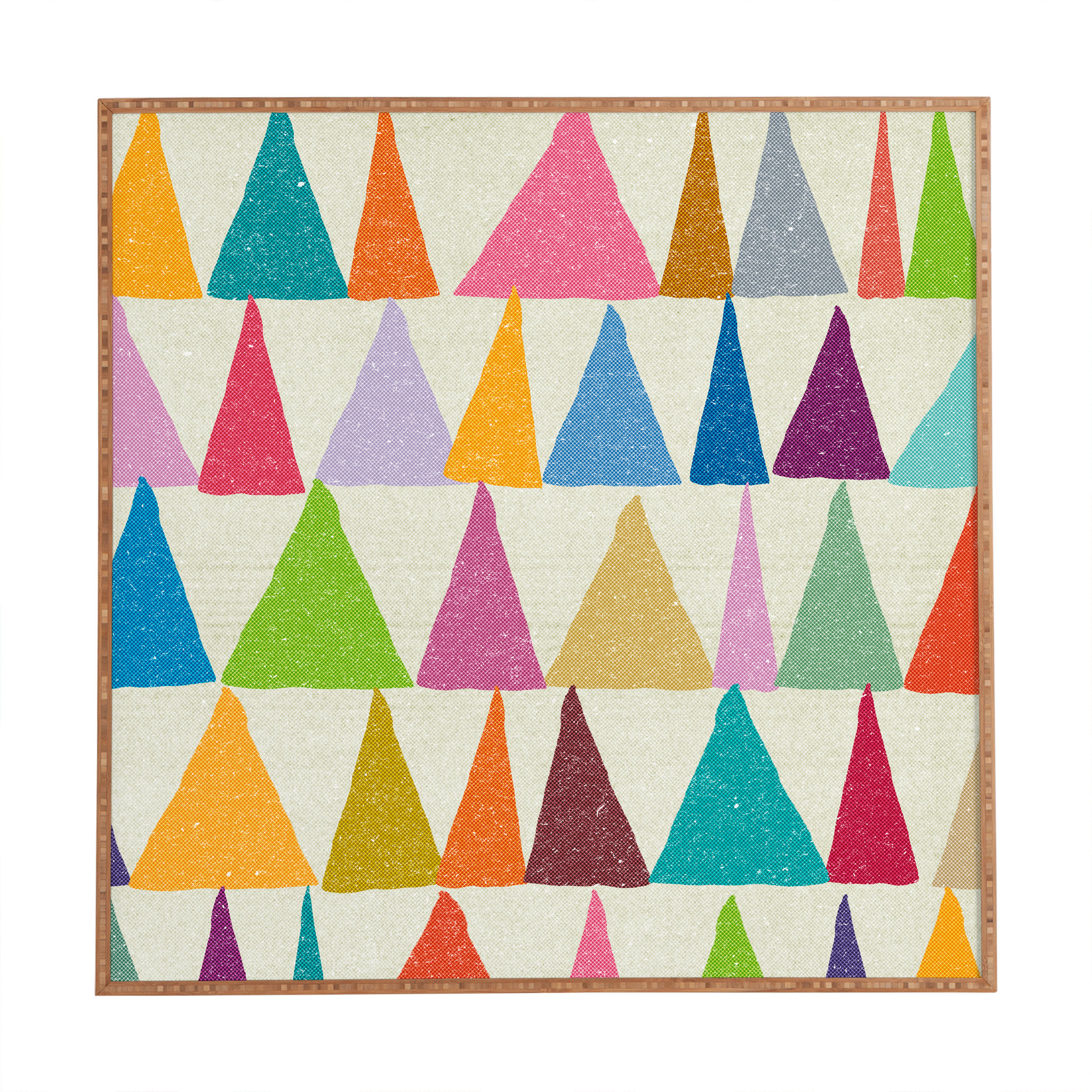 Deny Designs Analogous Shapes In Bloom by Nick Nelson Framed Graphic ...