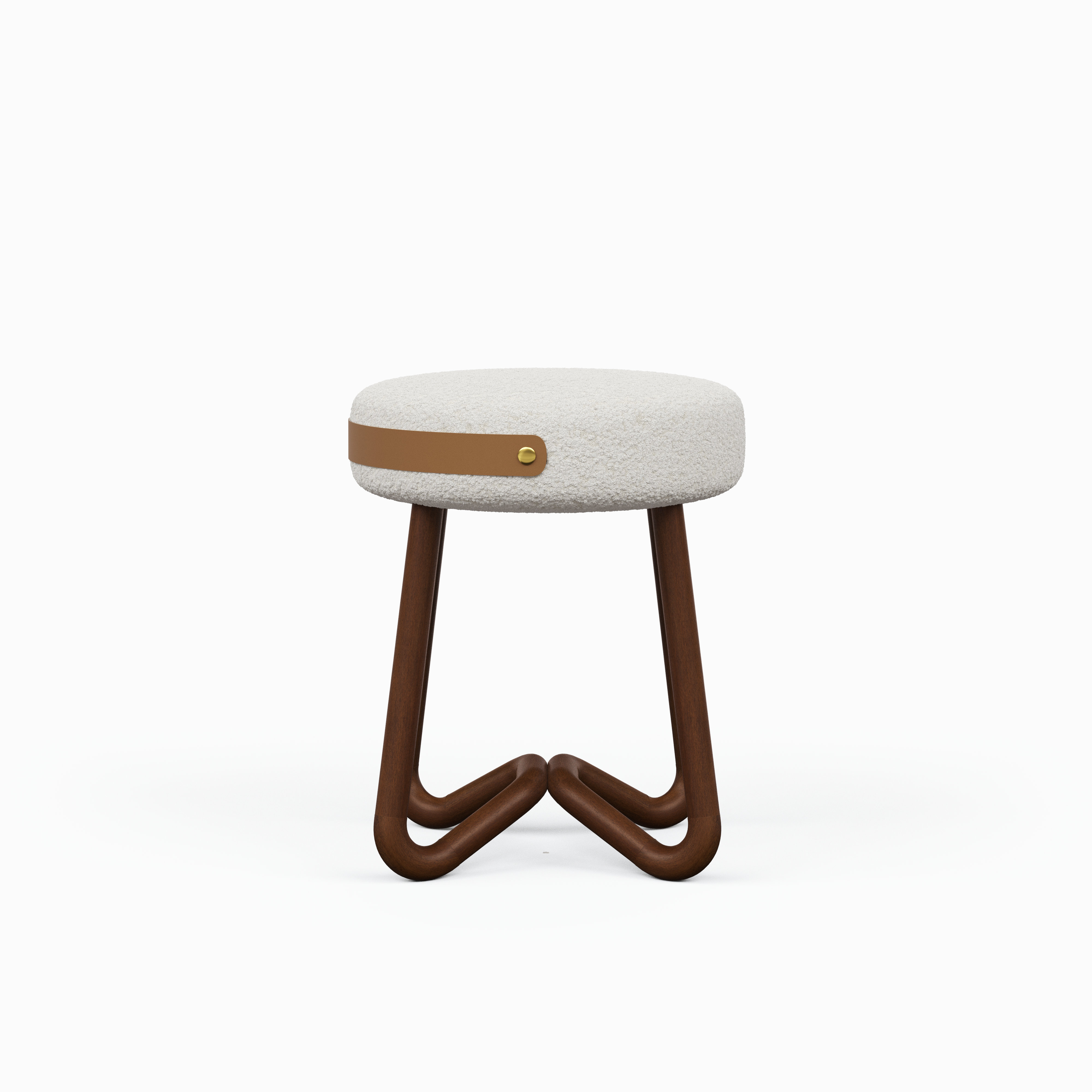 Urbia Cassie Loop Upholstered Stool | Wayfair