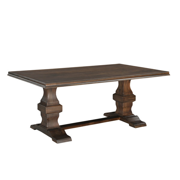 Loon Peak® Josiane Acacia Solid Wood Dining Table - Wayfair Canada