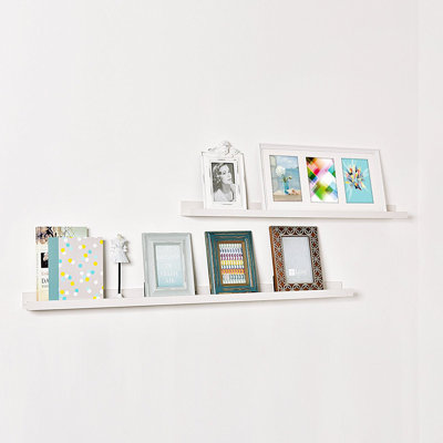 Red Barrel Studio® Duley 2 Piece Picture Ledge Wall Shelf & Reviews ...