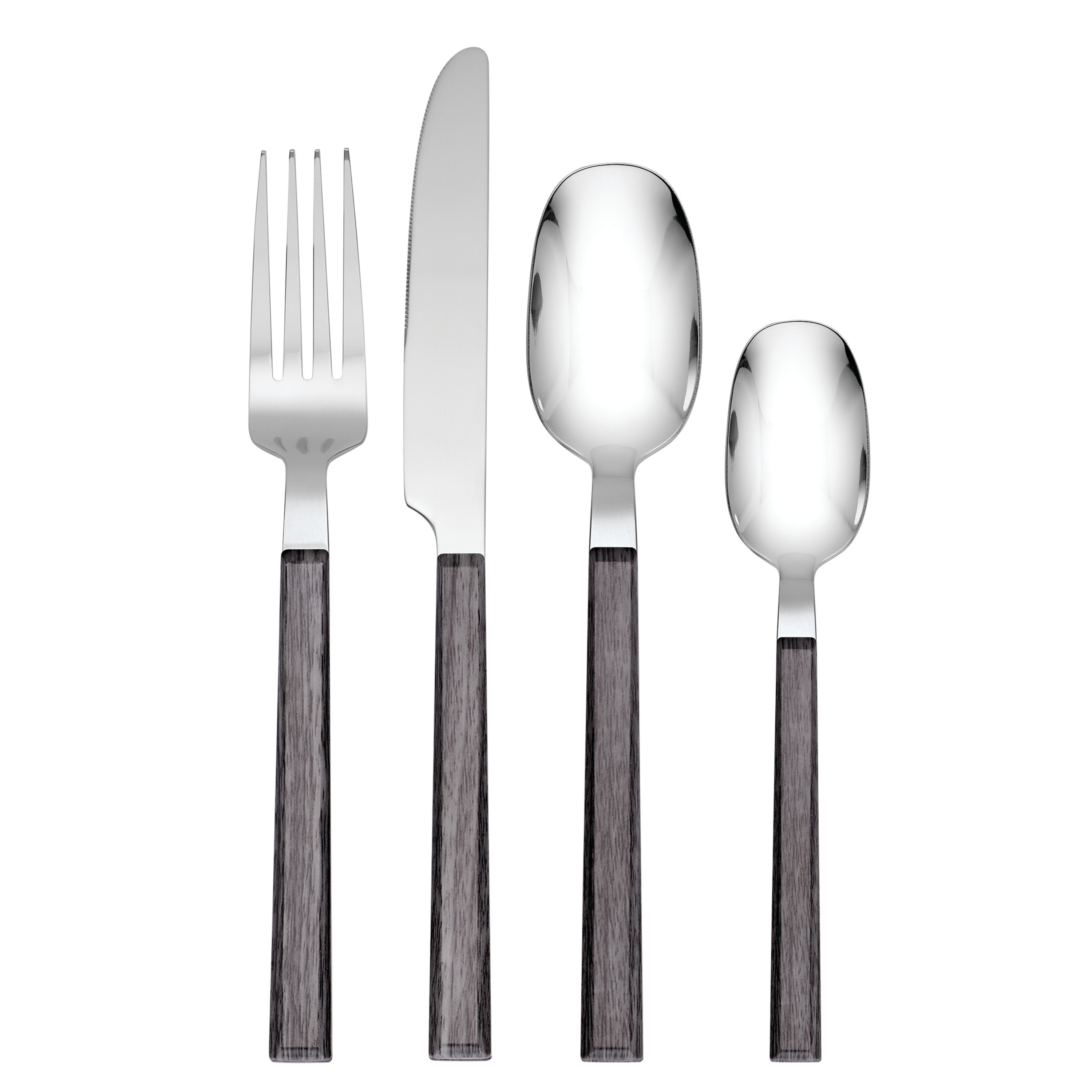 Hampton Forge Henley Stainless Steel Flatware Set - Service for 4 ...