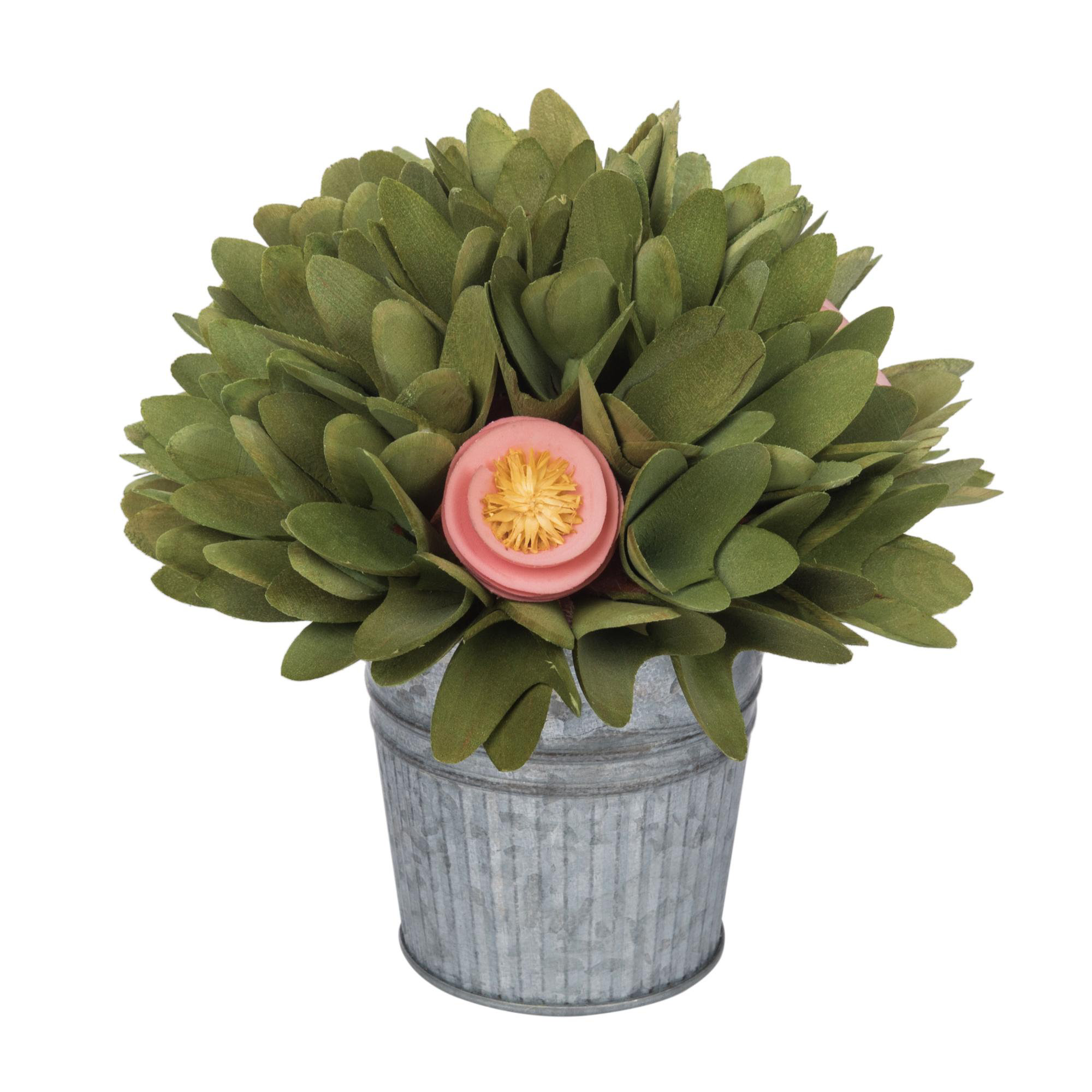 Union Rustic Easter Pastel Wood Curl Topiary Home Decorations Easter ...