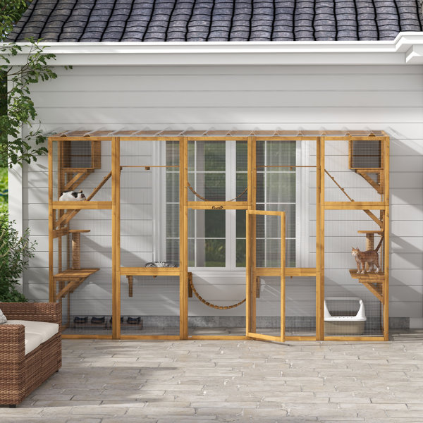 Tucker Murphy Pet™ Catio Playground Cat Window Box Outside Enclosure ...