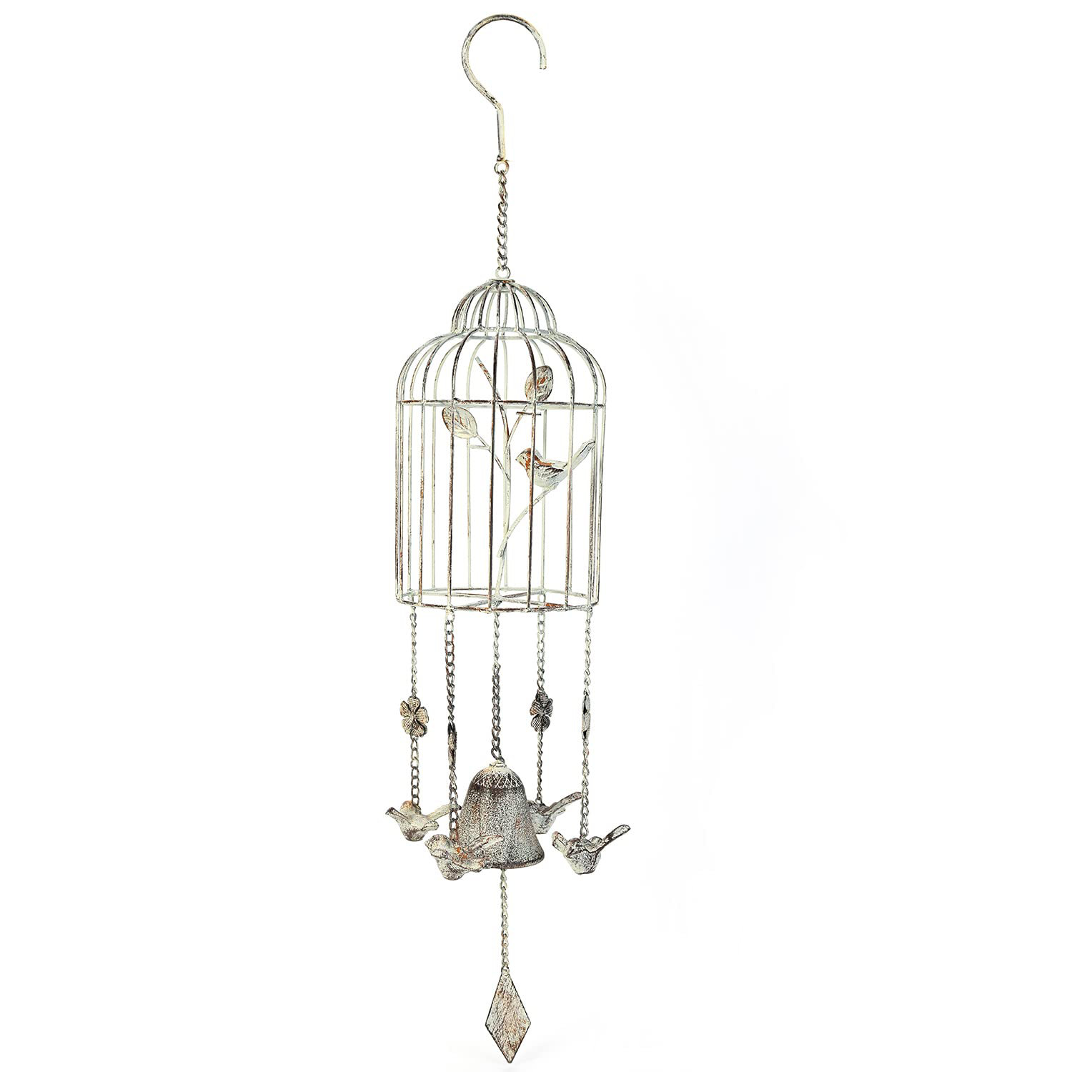 Ophelia & Co. Birdcage Wind Chimes For Outside, Wall, Ceiling, Tree ...