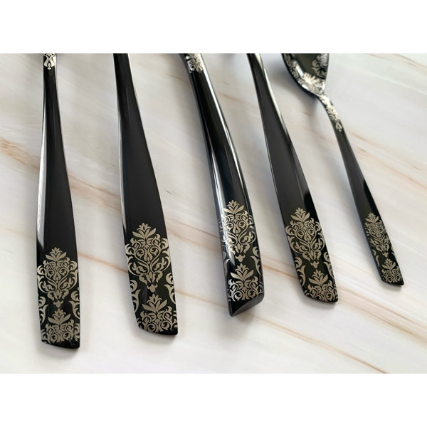 Bugatti Italy Riviera Devore 5 Piece Flatware Set, Service for 1 | Wayfair