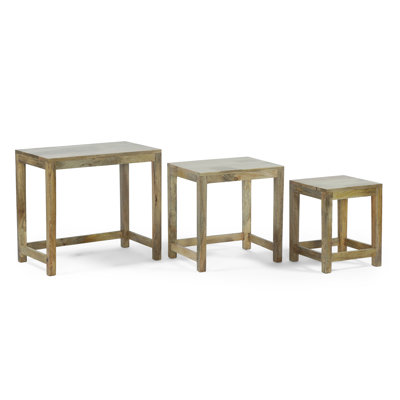 Millwood Pines Solid Wood Nesting Tables & Reviews | Wayfair