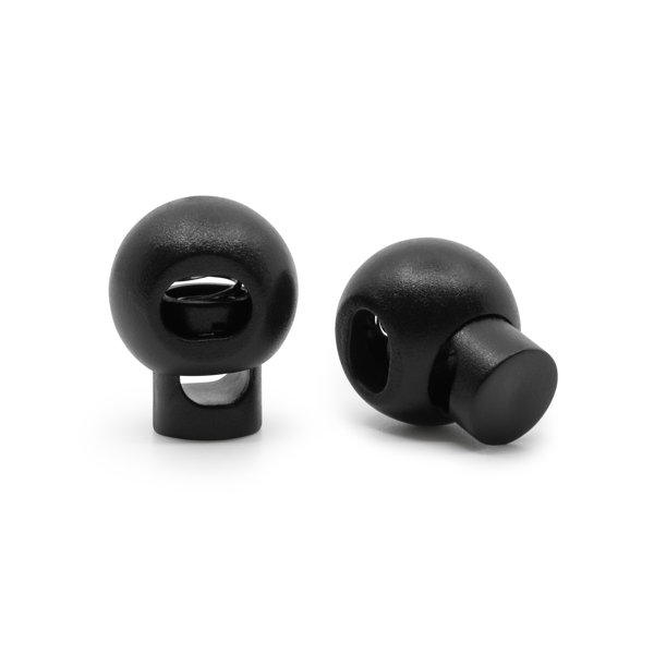 Dritz Round Cord Stops for Drawstrings, 24 Count, Black | Wayfair